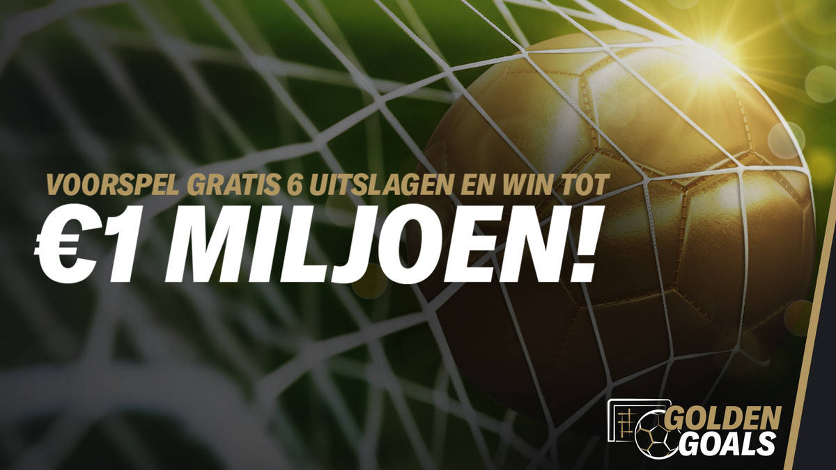 Golden Goals Promotie bij BetMGM: Win tot €1.000.000!