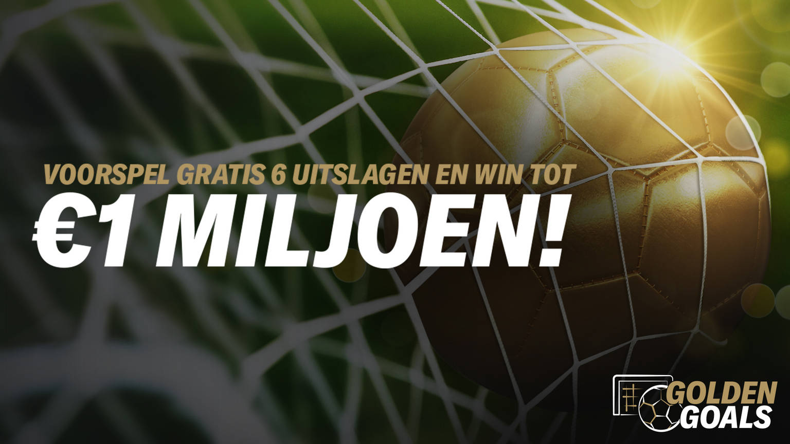 Golden Goals Promotie bij BetMGM: Win tot €1.000.000!
