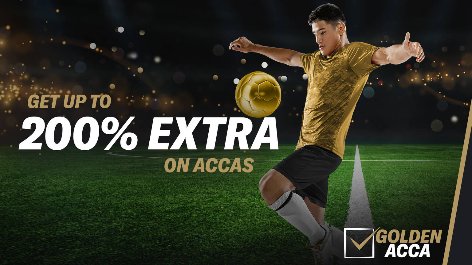 Win up to 200% extra with Golden Acca | BetMGM UK