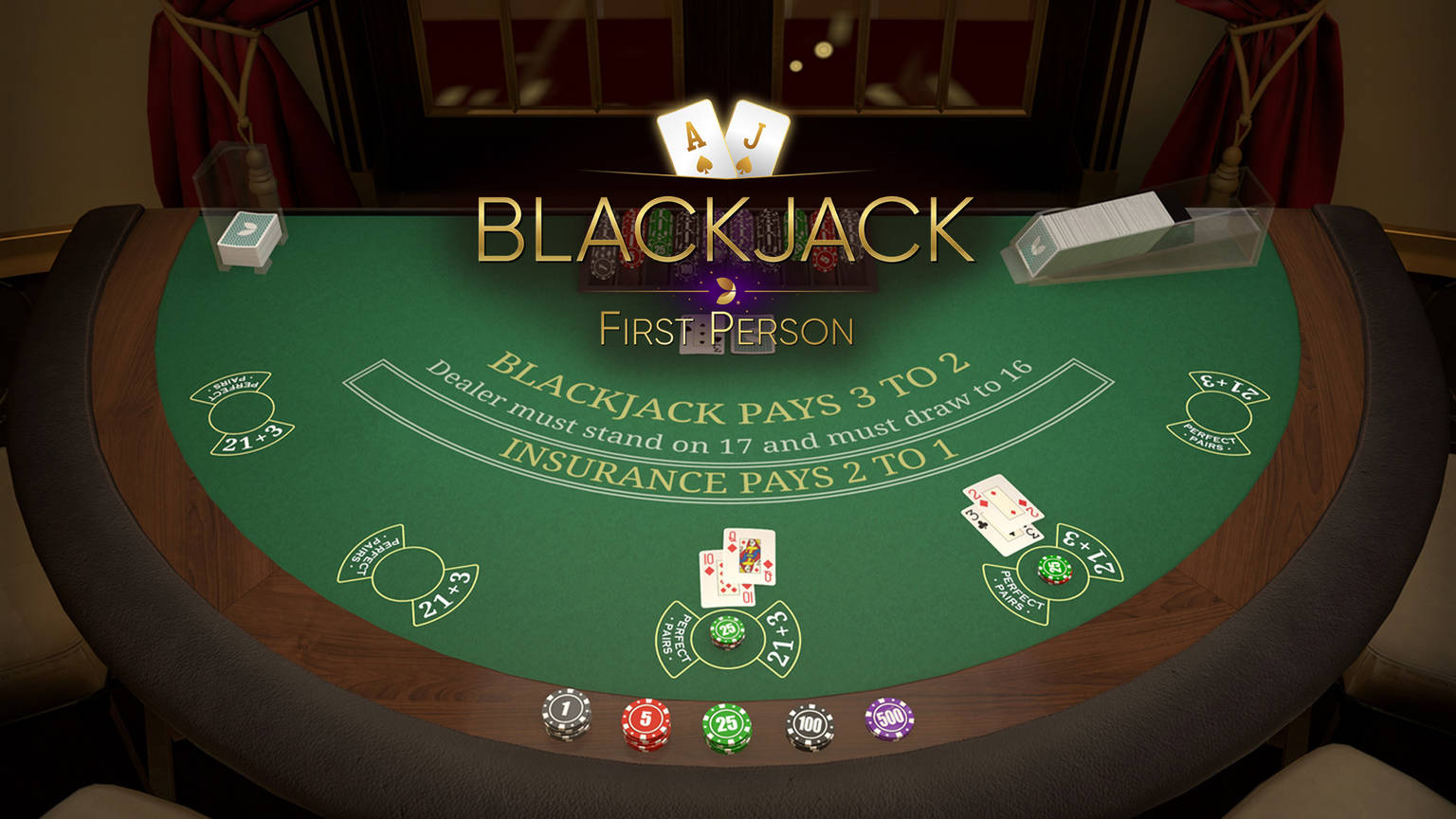 Spel First Person Blackjack | Ervaar Realistische Casino-Actie Online